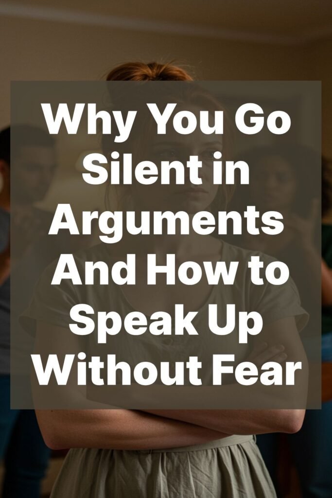 Why You Go Silent in Arguments — And How to Speak Up Without Fear ...